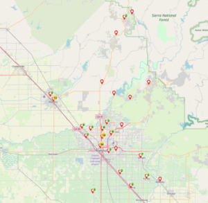 Map of Where to Find the Community Alliance Newspaper - Community Alliance