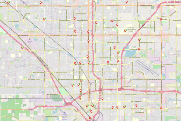 Map of Where to Find the Community Alliance Newspaper - Community Alliance