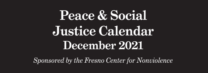 Peace and Social Justice Calendar - Community Alliance