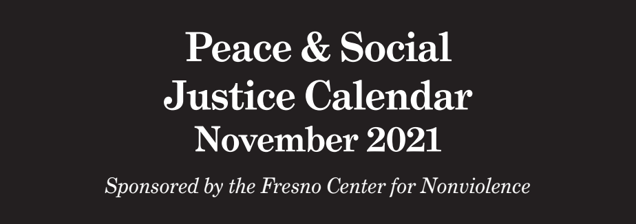 Peace and Social Justice Calendar - Community Alliance